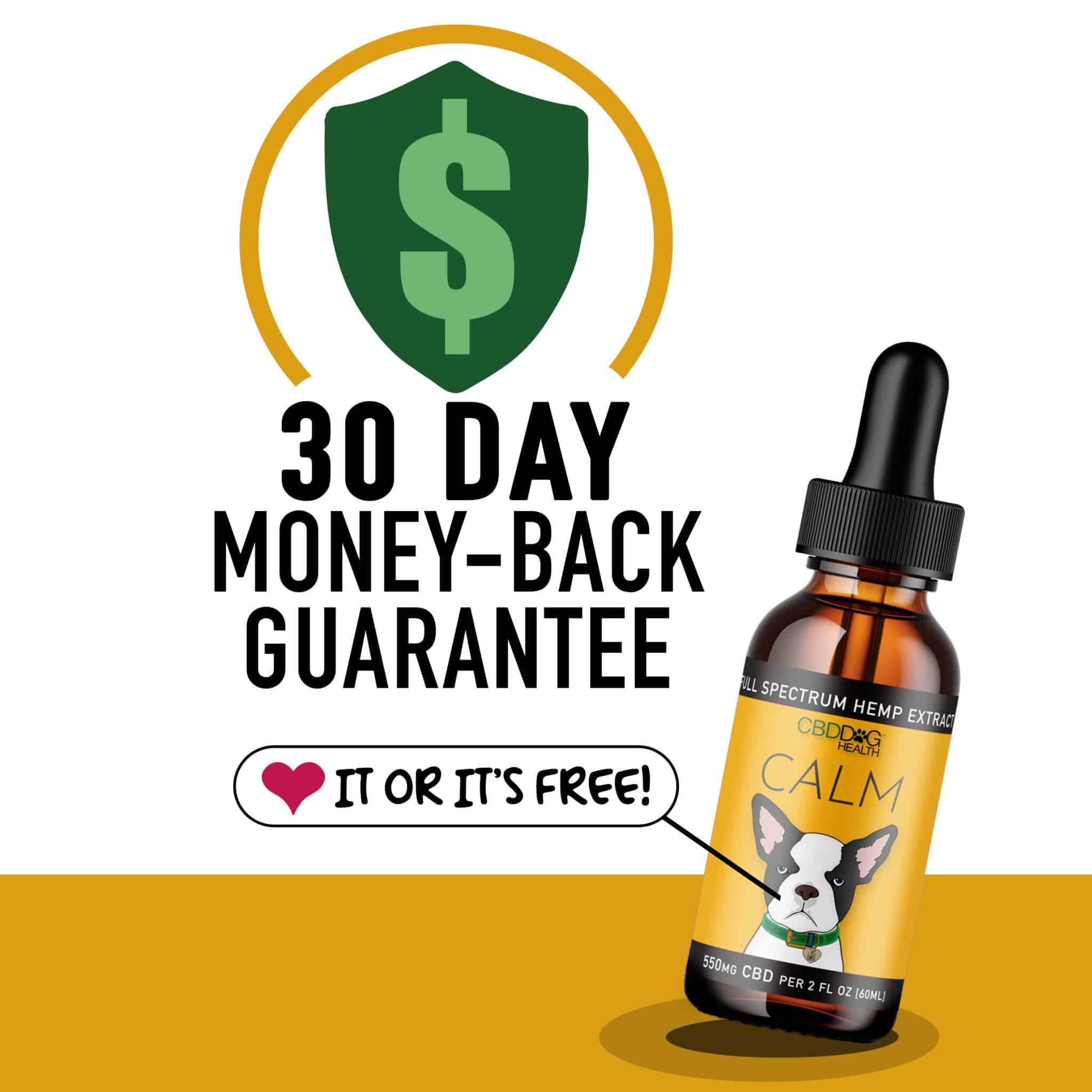 CALM – CBD Oil for Dogs for Daily Calming & Stress Support - CBD Dog Health