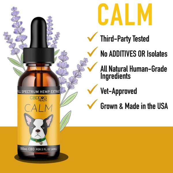 CALM – CBD Oil for Dogs for Daily Calming & Stress Support - CBD Dog Health